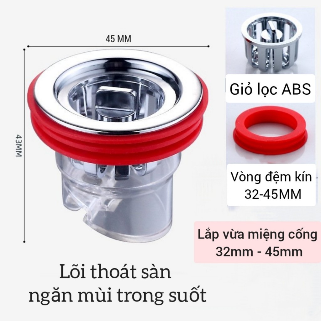 Bịt Nắp Cống Ngăn Mùi Hôi Cao Cấp.Thiết Kế Van Một Chiều Ngăn Vi Khuẩn ...