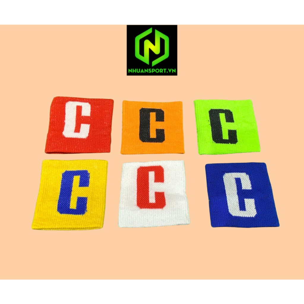 Băng đội trưởng bóng đá captain C nhiều màu | Shopee Việt Nam