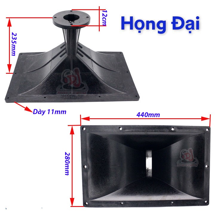 Họng loa treble kèn đại 28x44cm. Giá 1 chiếc. họng loa kéo nhựa cao cấp ...