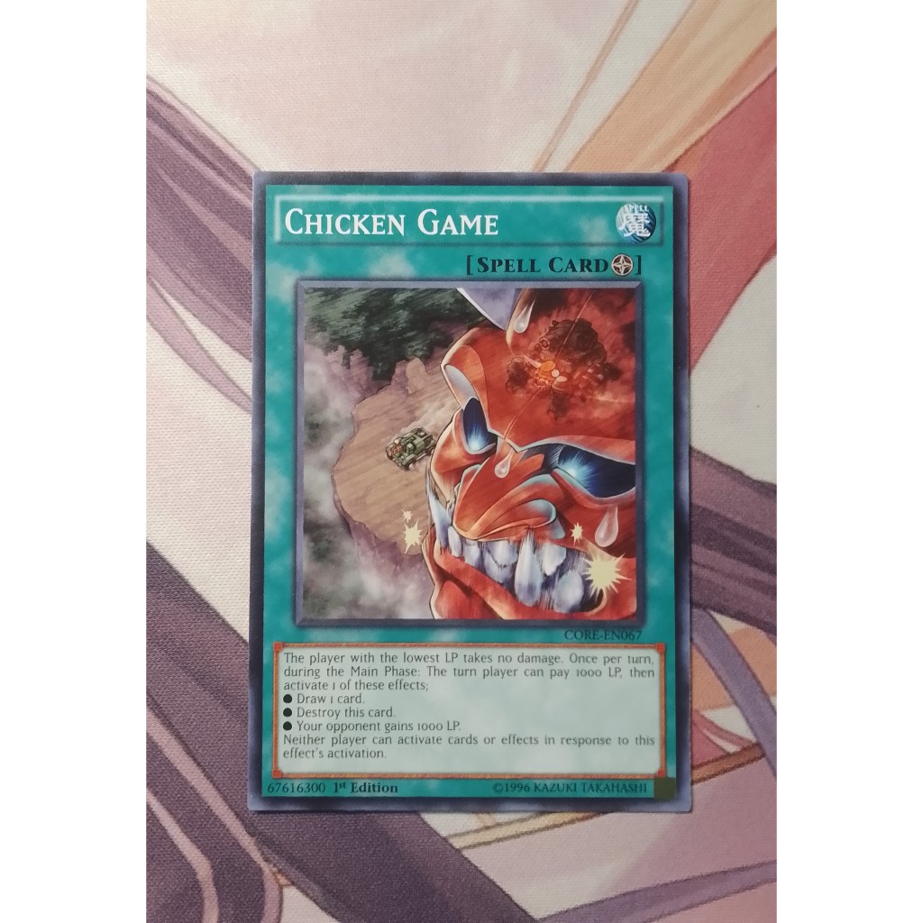 Thẻ Bài Yugioh: Chicken Game CORE-EN067 | Shopee Việt Nam