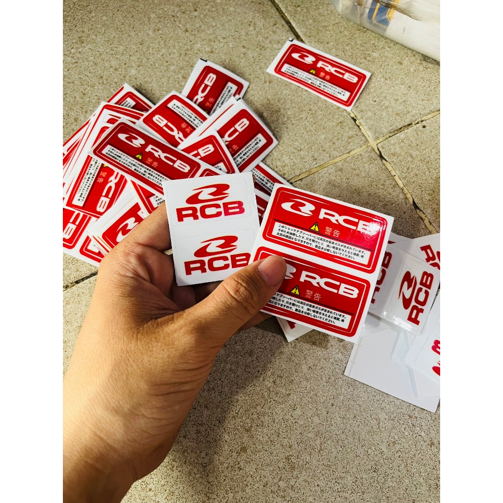 Tem rcb dán phuộc chất liệu decal dính tốt không bong | Shopee Việt Nam