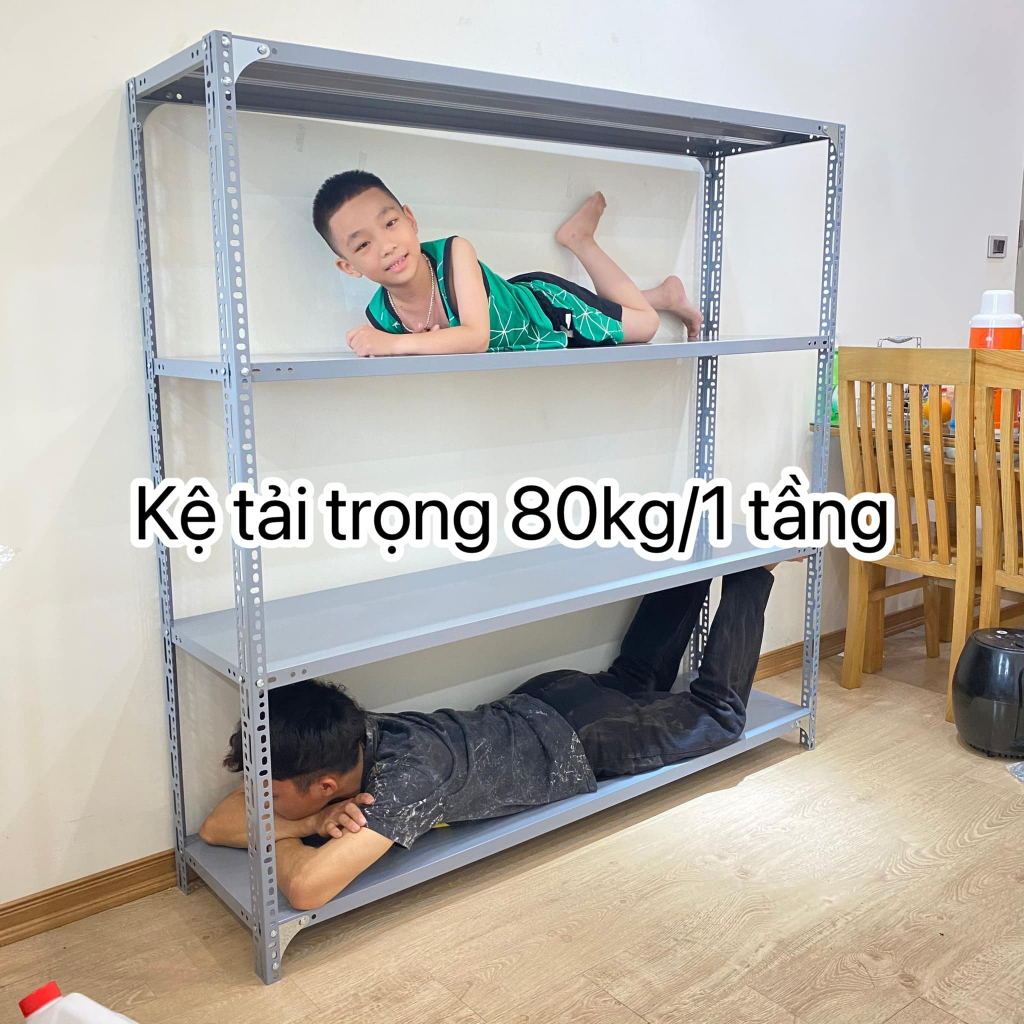 Kệ Sắt V Lỗ Đa Năng: Dài 1,2m x Rộng 0,3m x Cao 0,6m-1m-1m2-1m5-1m8-2m ...