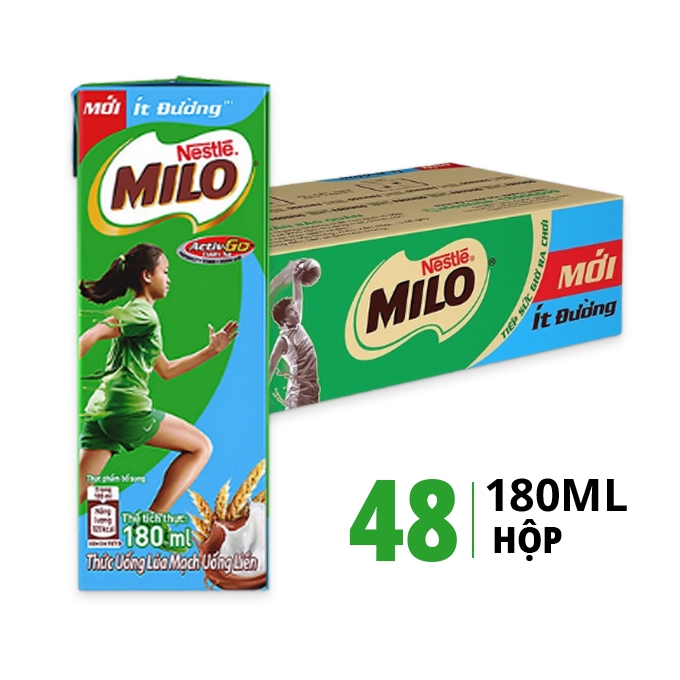Thùng 48 hộp sữa Milo 180ml | Shopee Việt Nam