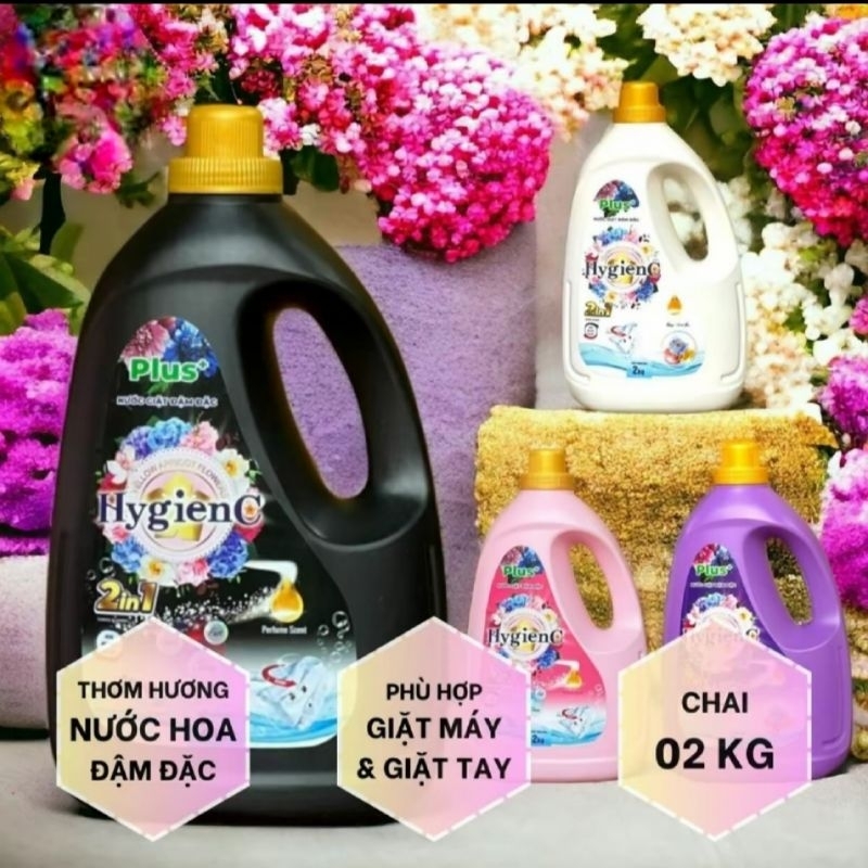 Nước giặt xã hương thơm 2in1 Hygiene Pus hàng chính hãng | Shopee Việt Nam