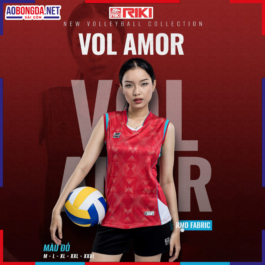 Bộ Quần Áo Bóng Chuyền Nam Nữ Riki Vol6, Áo Riki Amor Thể Thao Chính ...