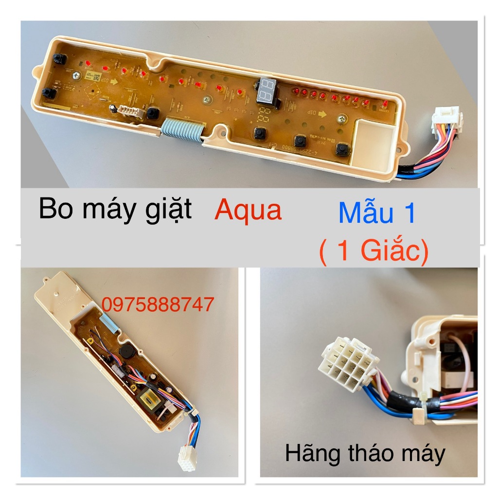 Bo máy giặt Aqua AQW-W90CT/ U91CT / F850-800BT( hãng tháo máy ...