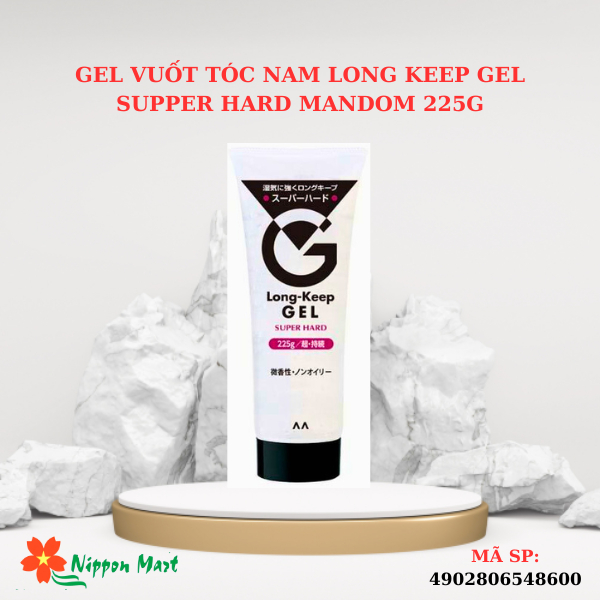 Gel Vuốt Tóc Nam Long Keep Gel Super Hard GC MANDOM 225G | Shopee Việt Nam