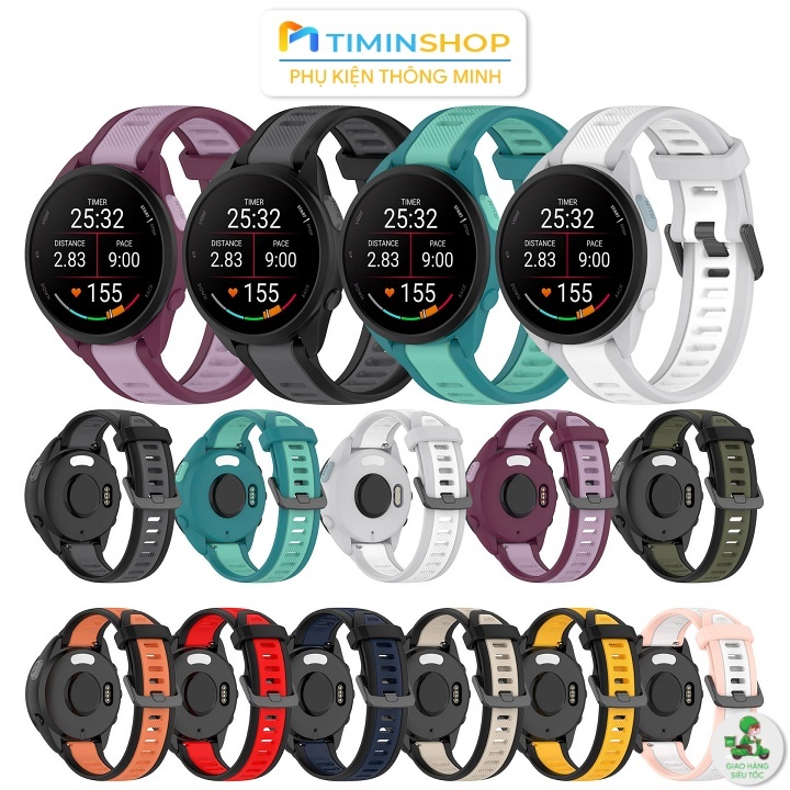 Dây đồng hồ Garmin Forerunner 165/ 265/ 265S/ 255/ 255S/ 245/ 645 ...