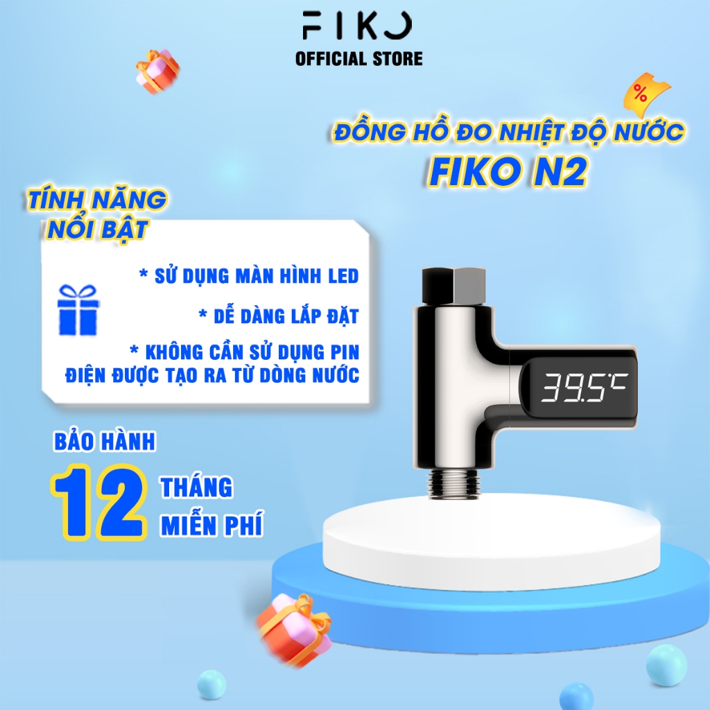 Đồng hồ đo nhiệt độ nước FIKO N2 - Bảo hành 6 tháng | Shopee Việt Nam