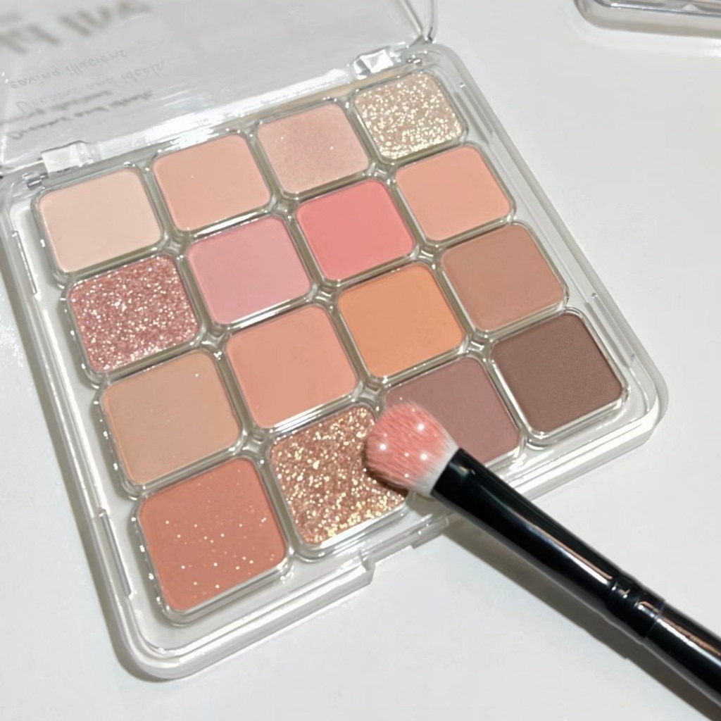 Bảng Phấn Mắt 16 Ô Màu Hold Live Sunset Magic Nhũ Mịn Lì SHUSHU ...