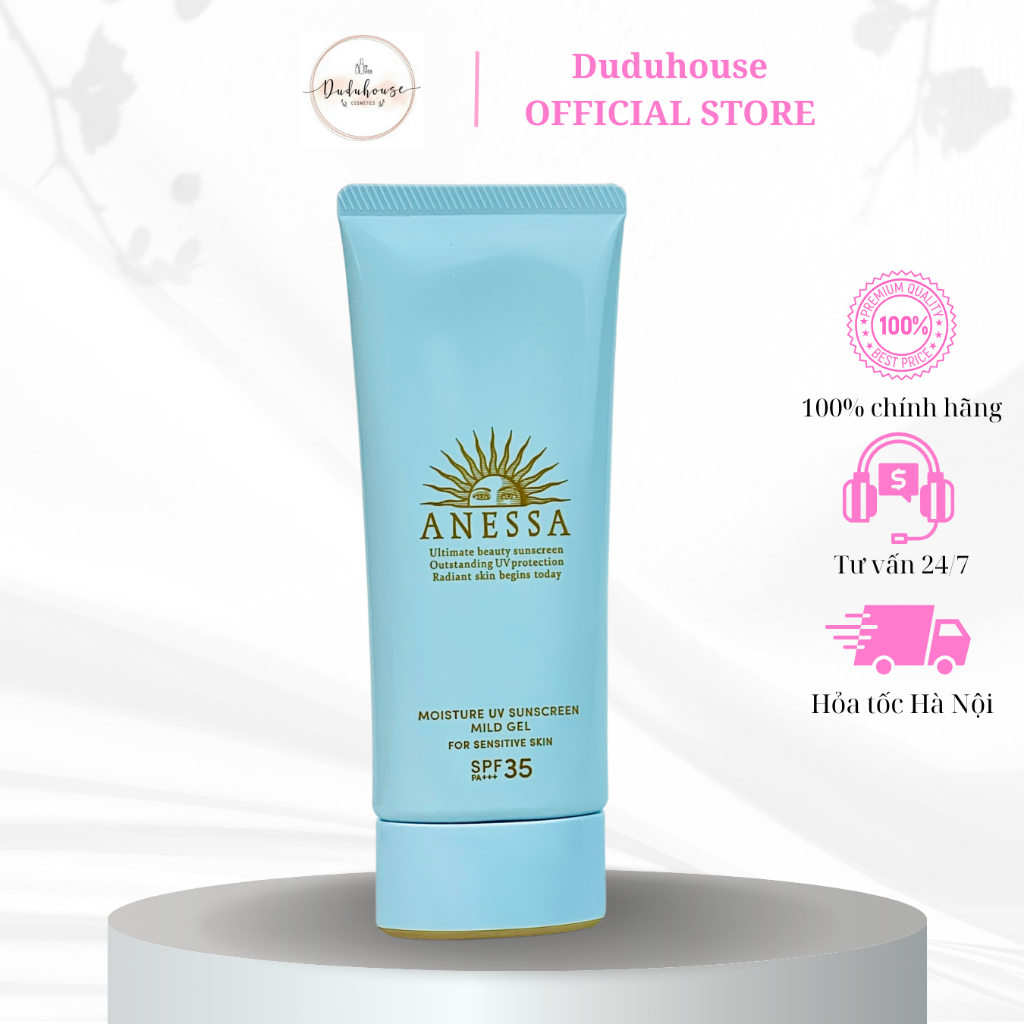 Gel Chống Nắng Anessa Xanh Moisture UV Suncreen Mild Gel For Sensitive ...