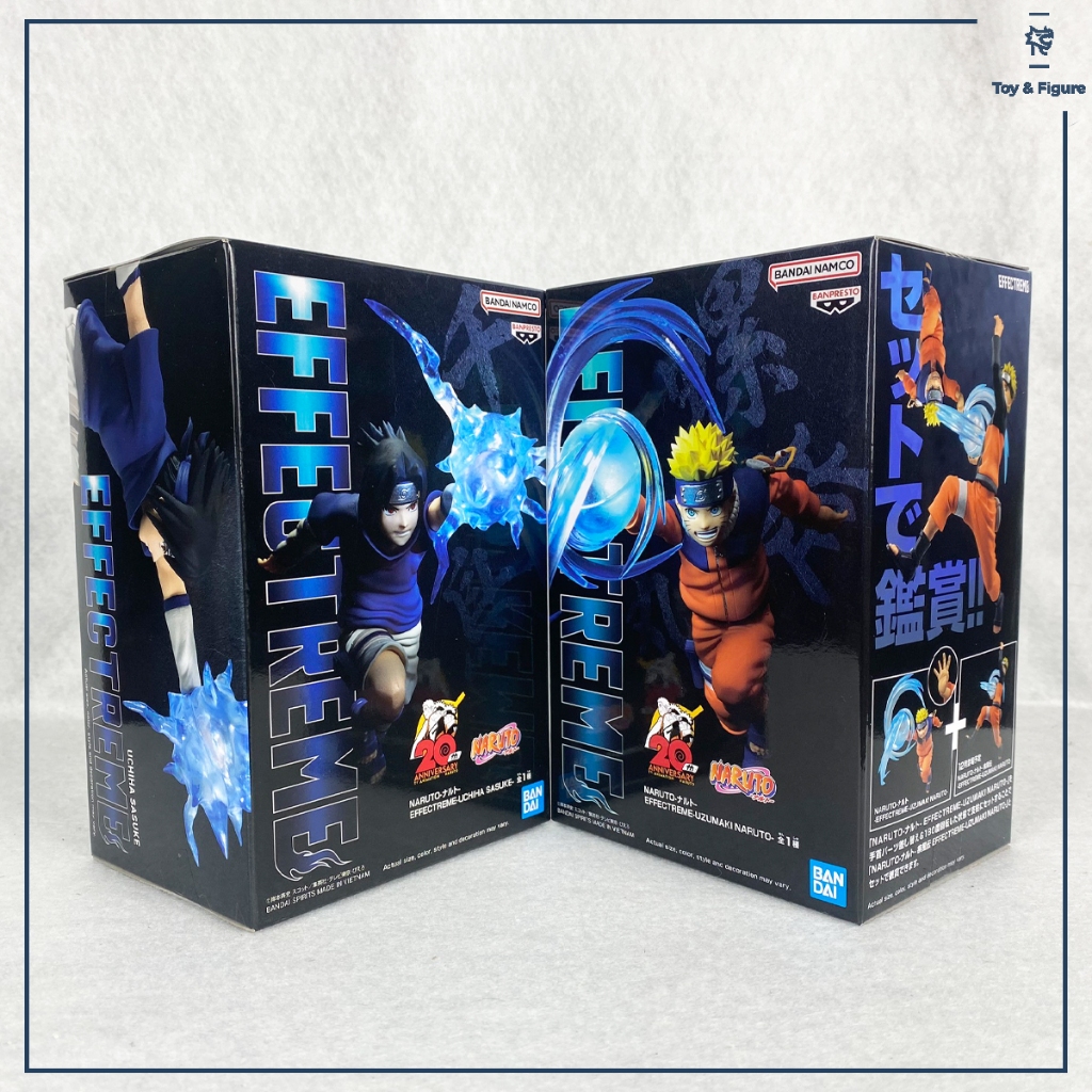 Mô Hình Chính Hãng UZUMAKI NARUTO và UCHIHA SASUKE - NARUTO EFFECTREME | Shopee Việt Nam