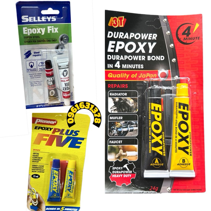 Keo Dán Kim Loại,keo dán gỗ (keo gắn sắt AB 2 thành phần) EPOXY chịu ...