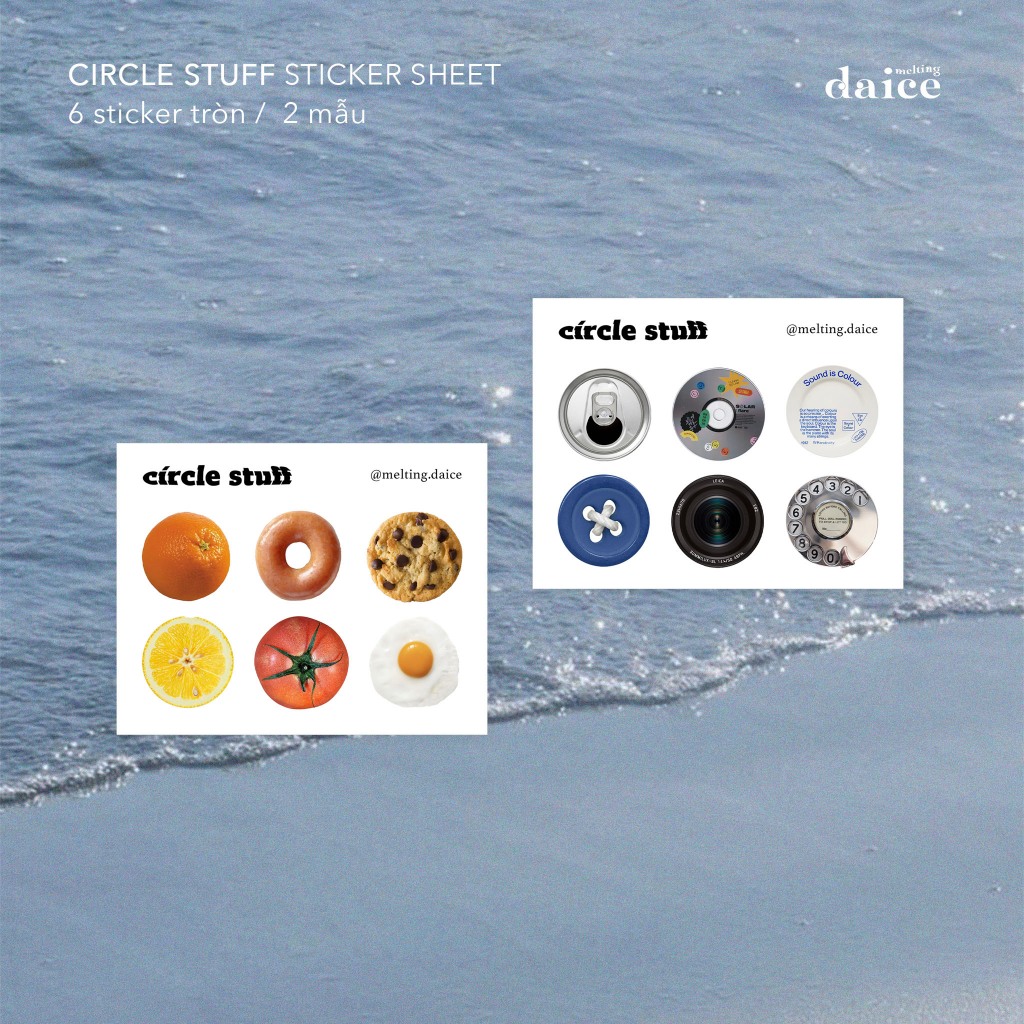 daice || 'circle stuff' sticker - sticker/nhãn dán/decal trang trí ...