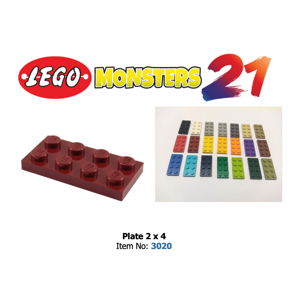 [1 cái] lego chính hãng, Tấm 2 x 4 Mã hàng: 3020 | Shopee Việt Nam
