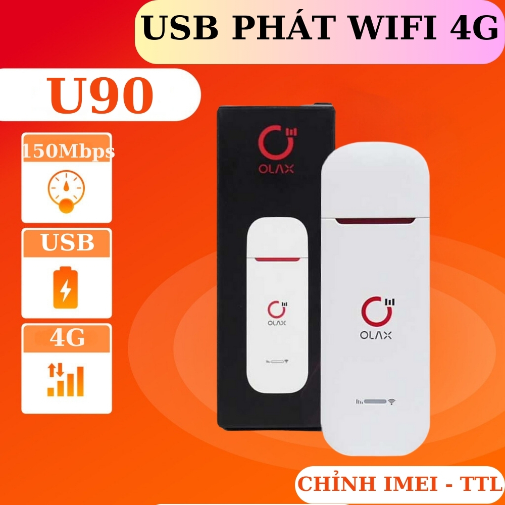 Phát Wifi 4G Olax U90 tốc độ 150Mbps đa mạng – hỗ trợ 10 thiết bị truy cập cùng lúc | Shopee ...