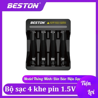 Bộ Sạc 4 Khe Pin Tiểu Beston Sạc Nhanh Có Đèn Báo Hiệu Sạc Thông Minh ...