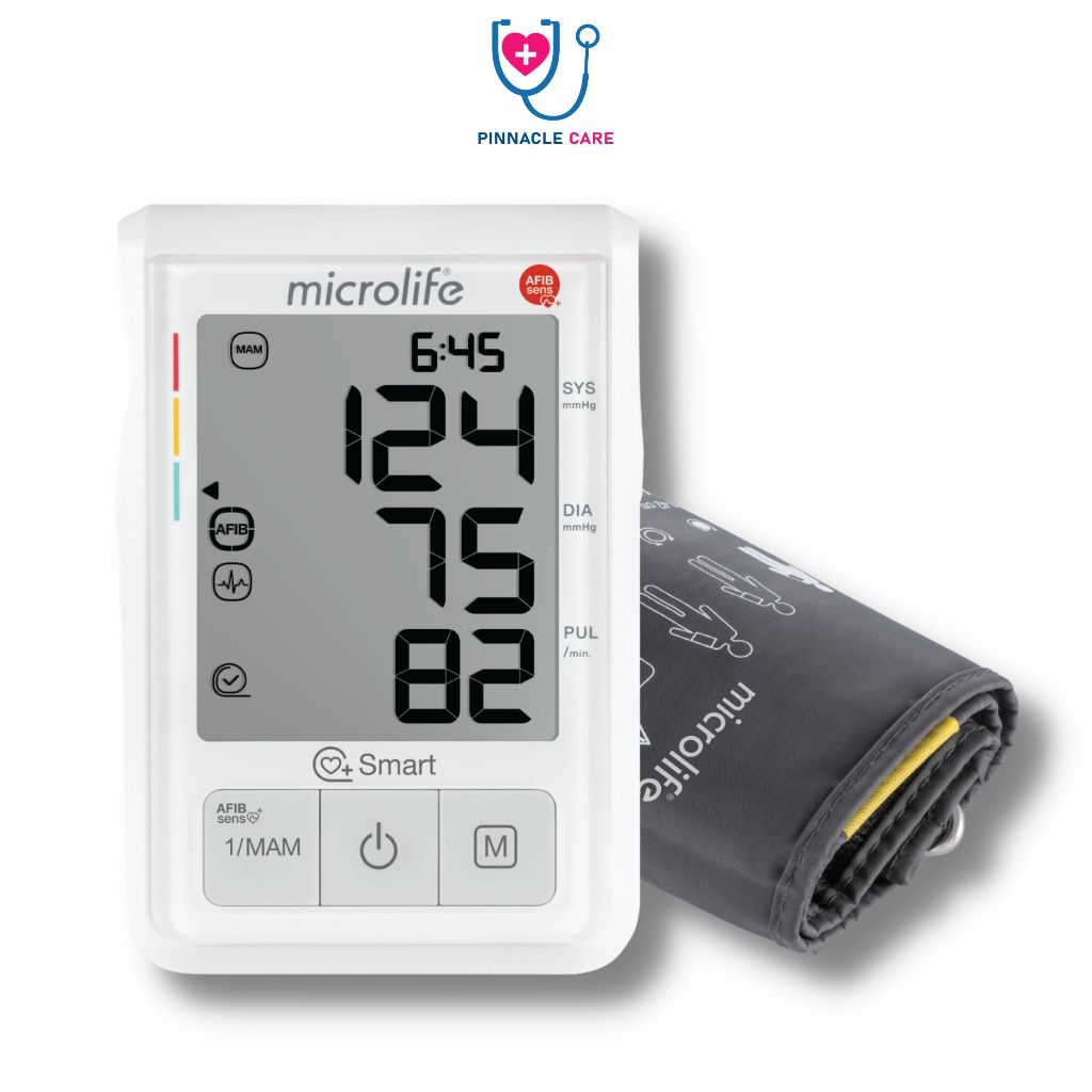 Máy đo huyết áp Microlife B3 AFIB Advanced có cảnh báo rối loạn nhịp ...