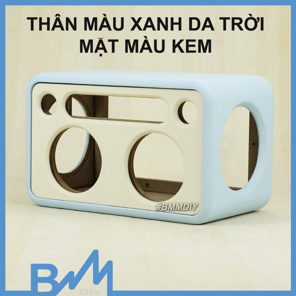 Box loa bọc da không ecang lộ củ loa 320x210x200 ghép loa BB2 nhiều màu ...