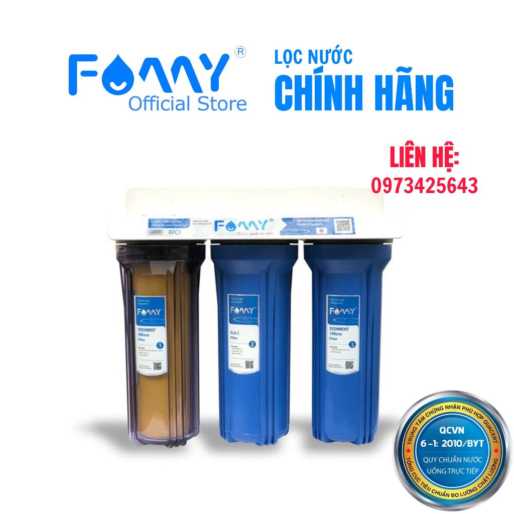 Famy - Bộ lọc nước đầu nguồn FAMY BC0310 3 cấp lọc - Chính Hãng - Tốt ...