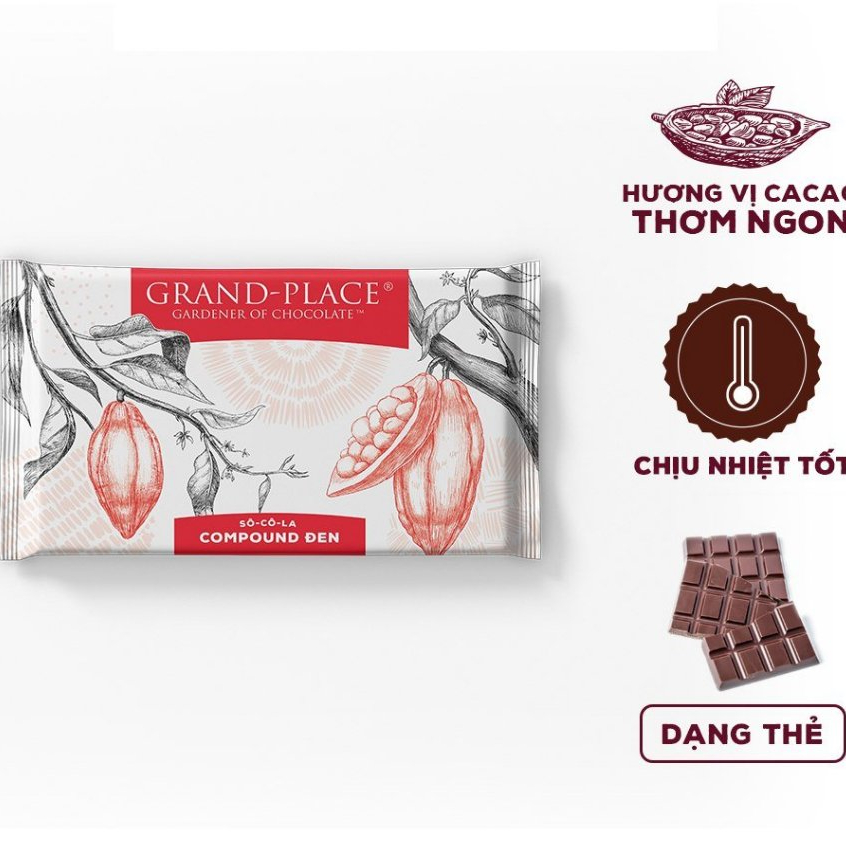 Socola Compound Grand Place Đen Gói 1 Kg. | Shopee Việt Nam