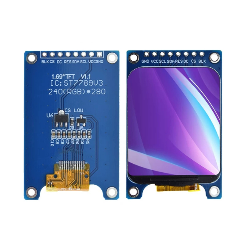 Màn hình IPS màu LCD TFT 1.69" giao tiếp SPI 240*280 ST7789 _ Color ...