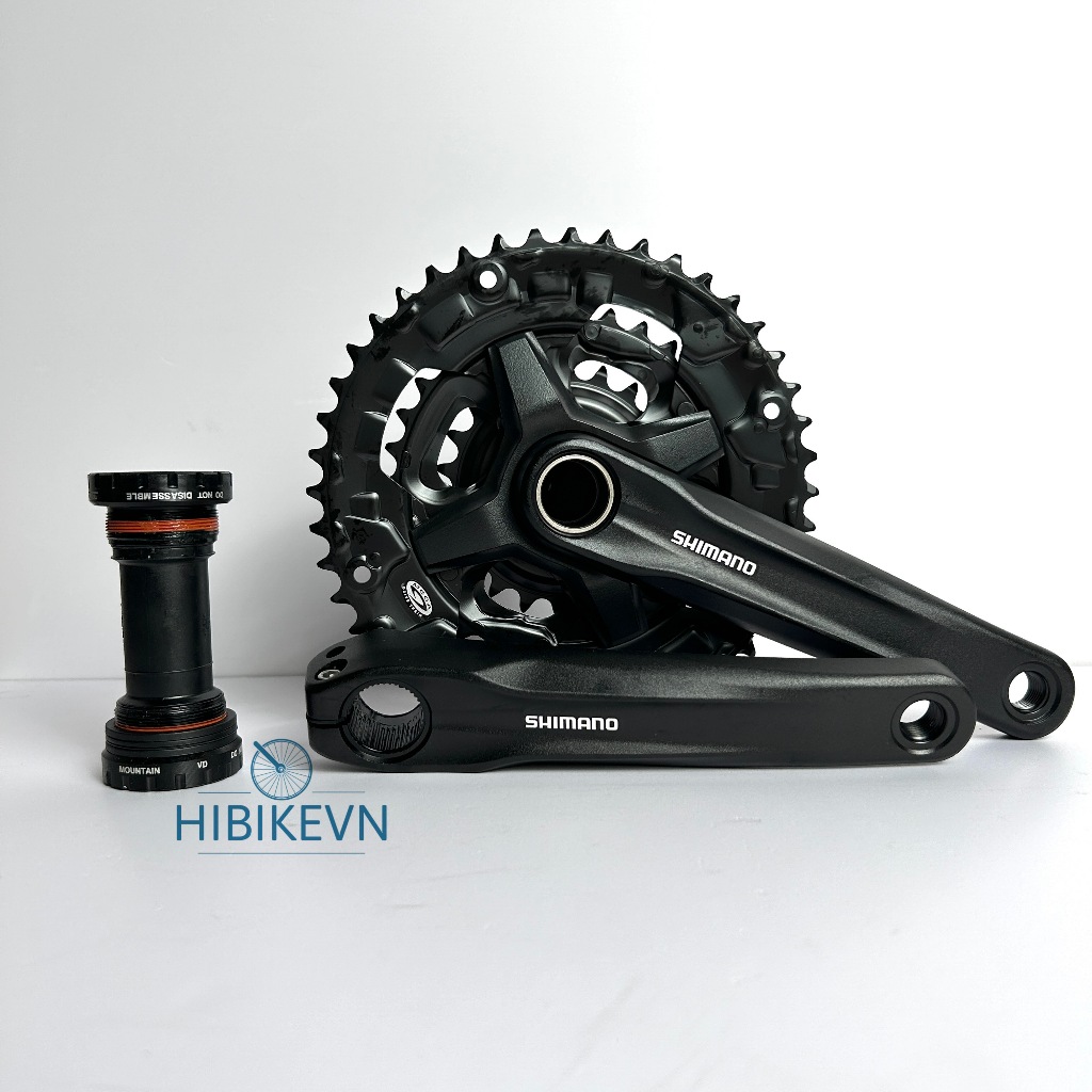 GIÒ DĨA XE ĐẠP SHIMANO CỐT RỖNG MT210 44-30-22T KÈM BB – 170MM BỘ ĐÙI ...