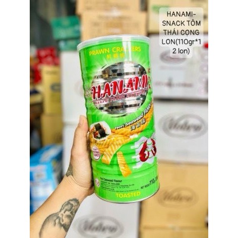 Snack lon tôm Hanami Thái Lan | Shopee Việt Nam