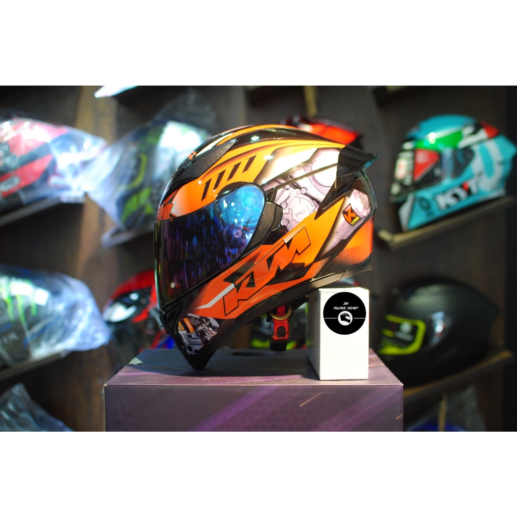 Mũ bảo hiểm Fullface Royal M138 KTM cam - KTM Helmet | Shopee Việt Nam
