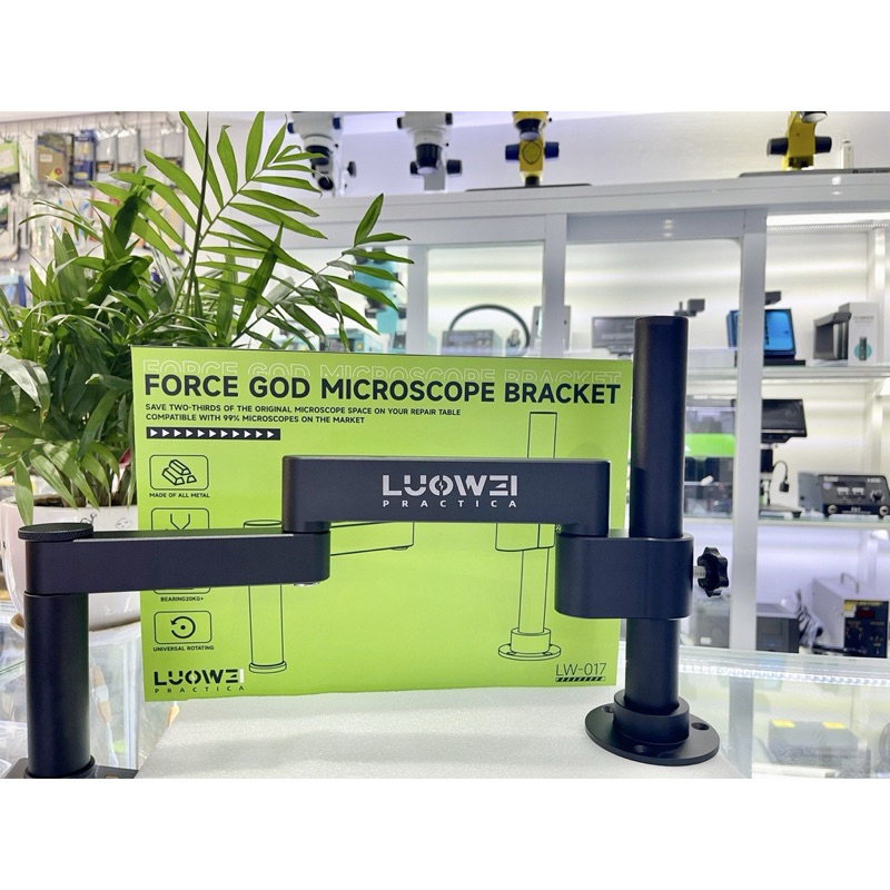 Táo Thẩm Tools | Chân kính hiển vi LUOWEI LW-017A xoay 360 độ (gắn bàn / gắn bàn) | Shopee Việt Nam