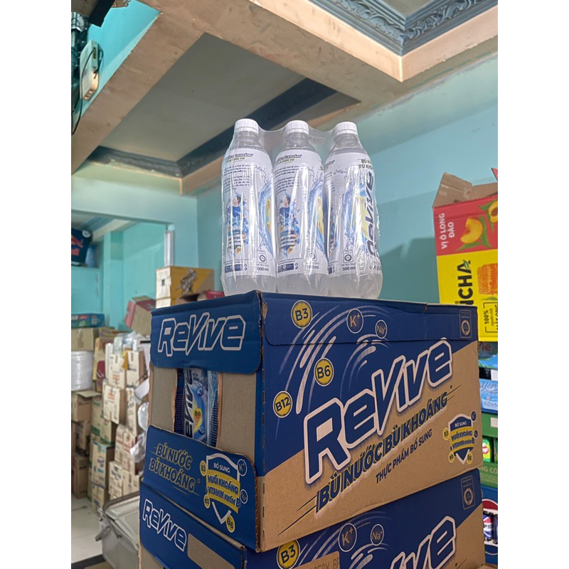 Thùng 24 chai nước uống điện giải REVIVE 500ml bù nước bù khoáng- Hàng ...