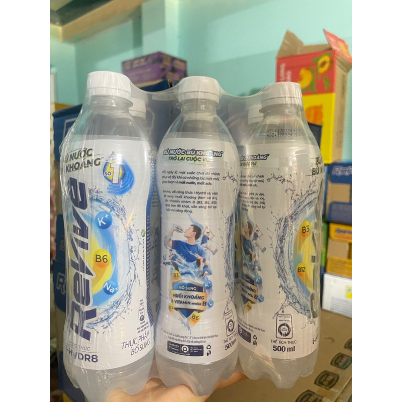 Lốc 6 chai nước uống điện giải REVIVE 500ml bù nước bù khoáng- Hàng ...