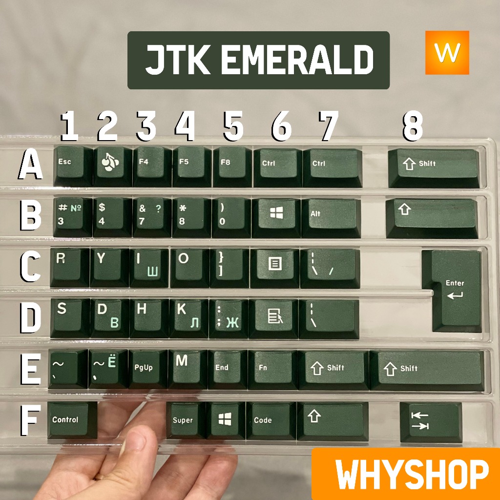 [Grab 2024] JTK Emerald Keycap Nút bàn phím cơ lẻ set Emerald - JTK ...