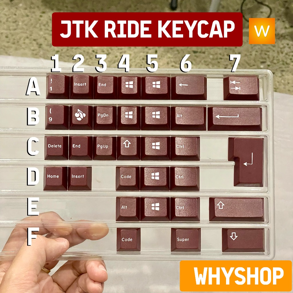 [Grab 2024] JTK RIDE Keycap Nút bàn phím cơ lẻ set Ride - JTK Grab ...