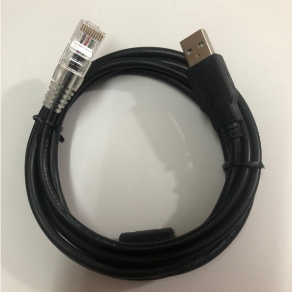 Cáp Máy quét mã vạch đa tia KAW 2D CMOS Cable USB to RJ50 10P10C 1.8M ...