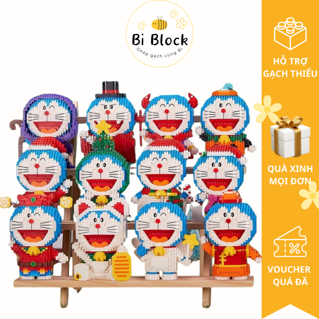 Bộ lắp ráp Doraemon | Chính hãng Balody | Doraemon hoá trang | Mô hình ...