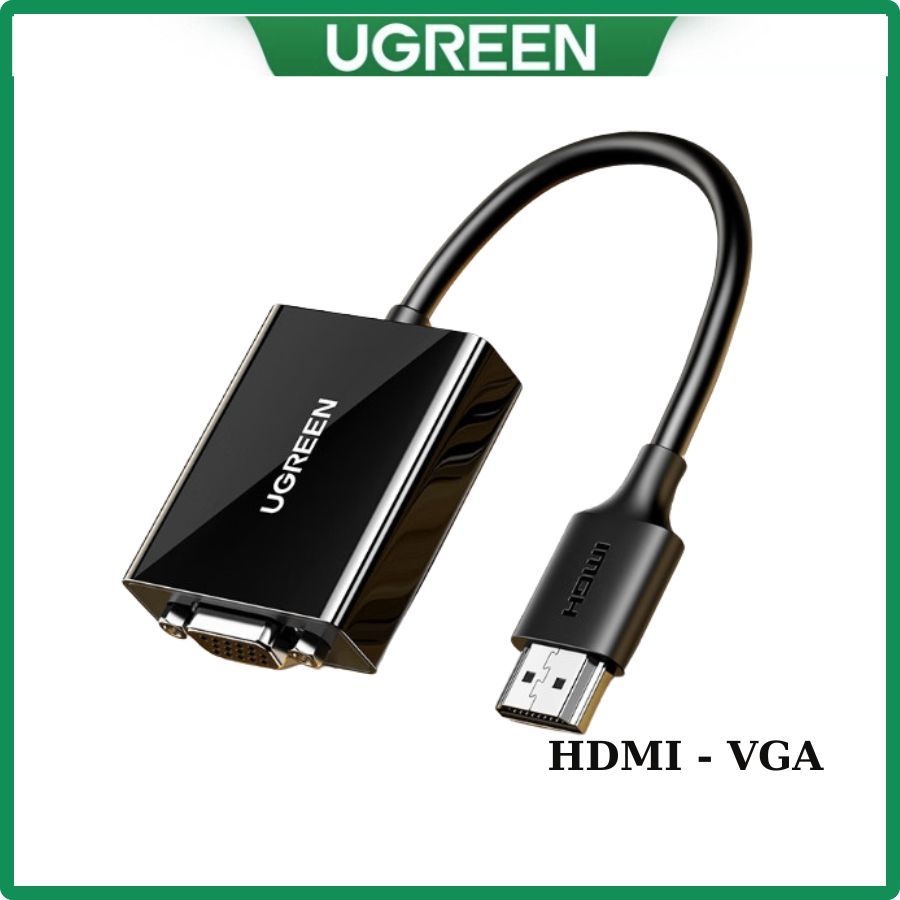 Cáp chuyển HDMI to VGA Ugreen 40253 90813 40233 | Shopee Việt Nam