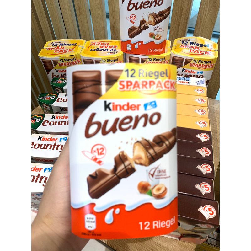 Socola Kinder Bueno 12 Riegel (set 2 hộp) | Shopee Việt Nam