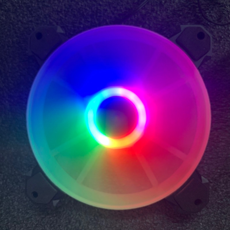 Quạt tản nhiệt CPU, fan case lắp máy tính 12cm - 14cm led RGB cũ ...