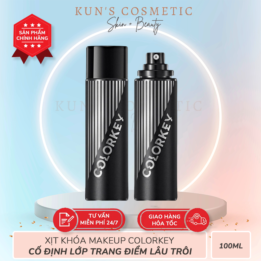 Xịt Khóa Makeup COLORKEY Giúp Cố Định Lớp Trang Điểm Công Thức Cải Tiến ...