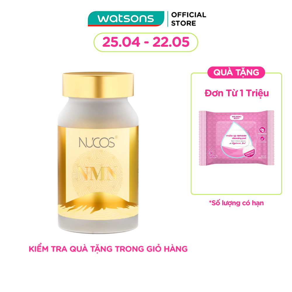 Thực Phẩm Bảo Vệ Sức Khỏe Nucos NMN Ngăn Ngừa Lão Hóa Da 60 viên | Shopee Việt Nam