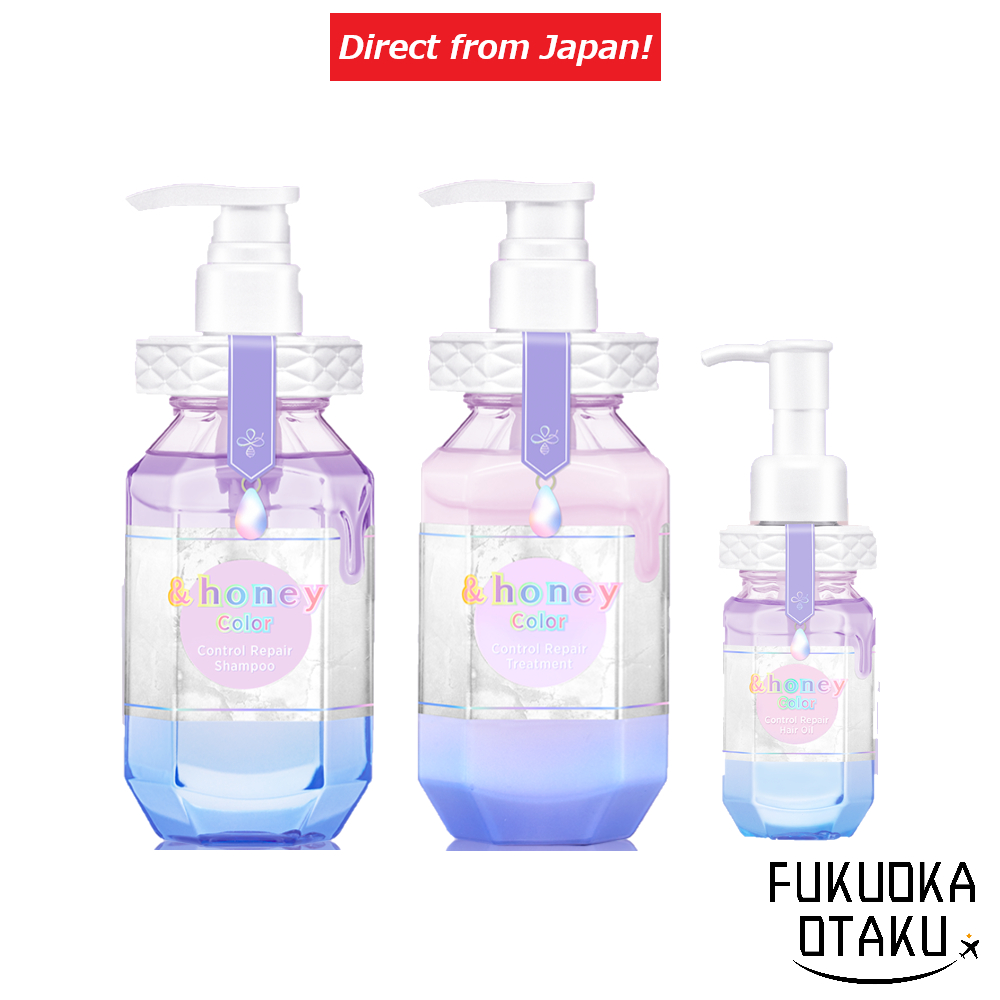 & honey Control Repair Shampoo 440ml/Treatment 445g/Hair Oil 100ml Hair Color Hair Care [Direct ...