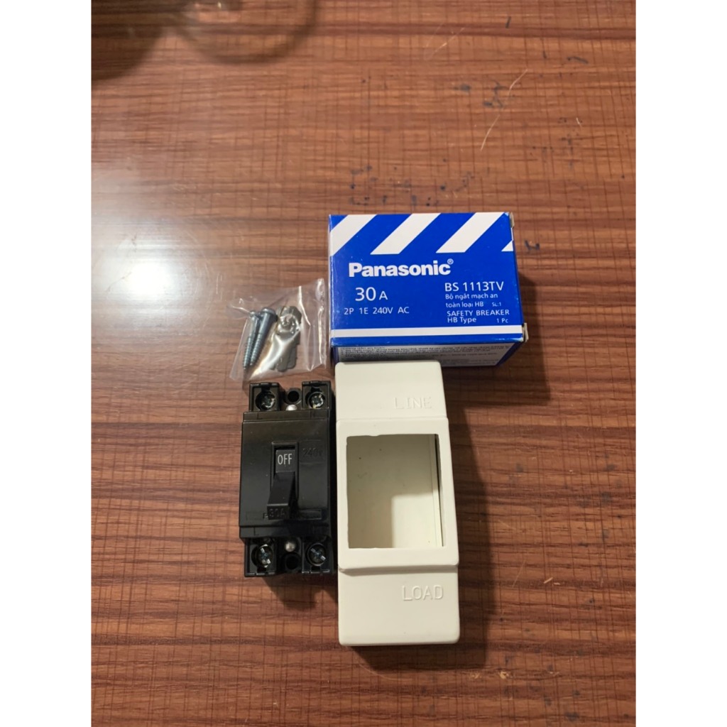 Át Panasonic 20A 30A + Vỏ, không vỏ CB cóc | Aptomat | Át đen | Át khối ...