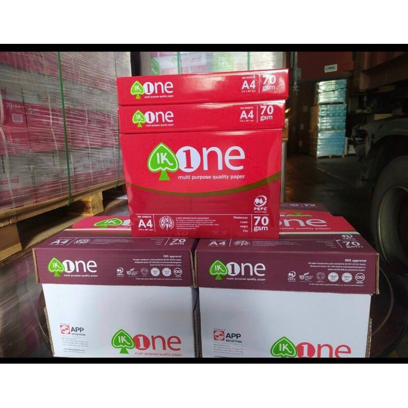 Giấy in/photo A4 IK One 70gsm | Shopee Việt Nam