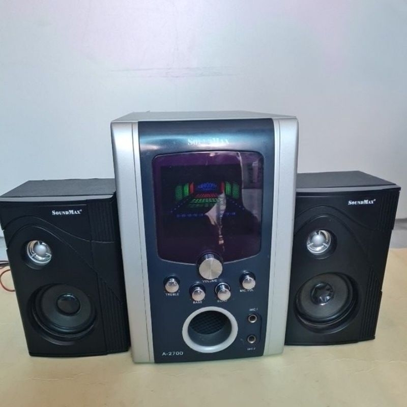 Bộ loa vi tính 2.1 SOUNDMAX model : A- 2700 , đã gắn BLUETOOTH, có ...