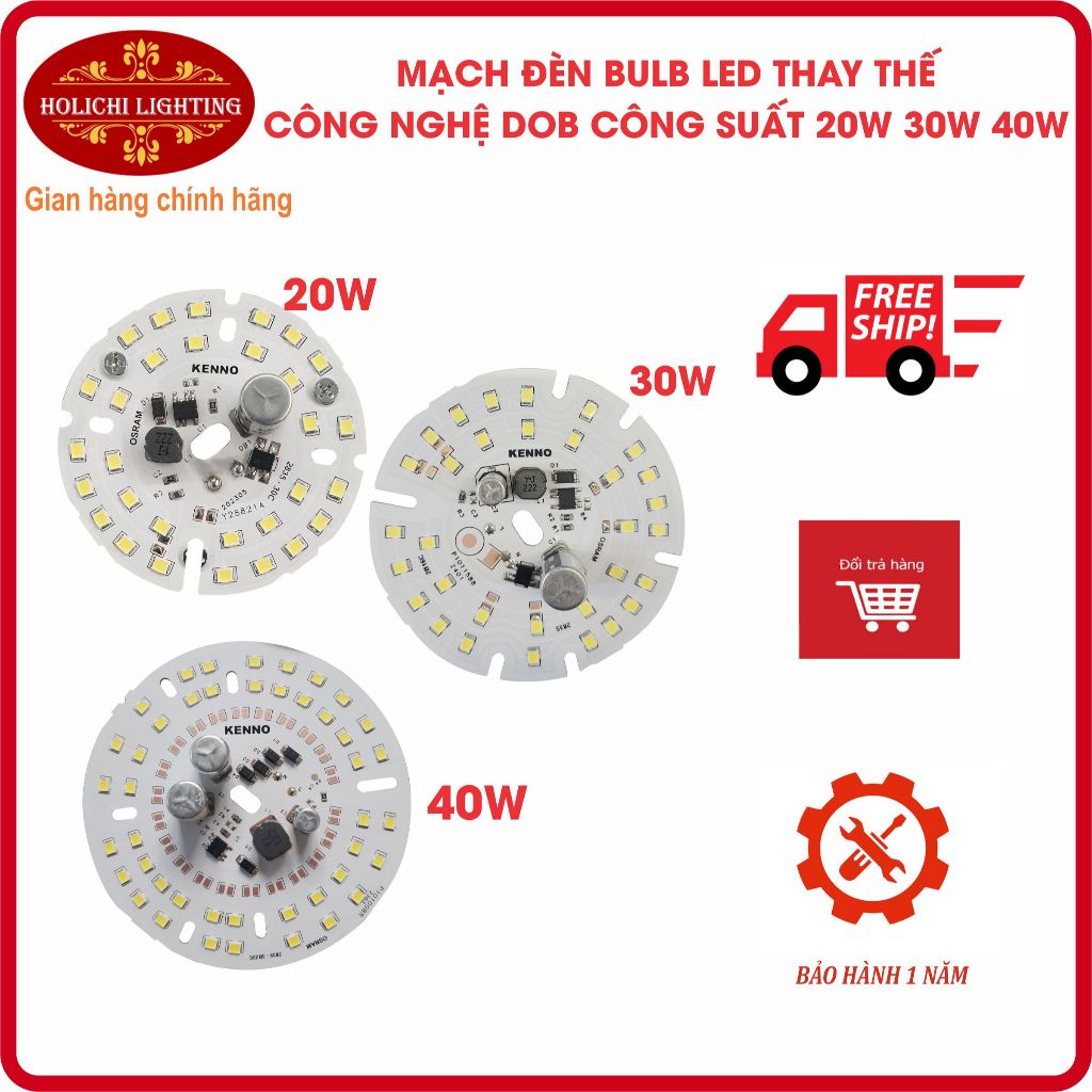 Mạch Bulb led công suất từ 20W, 30W, 40W, Dải công suất siêu dài, tiết kiệm điện | Shopee Việt Nam