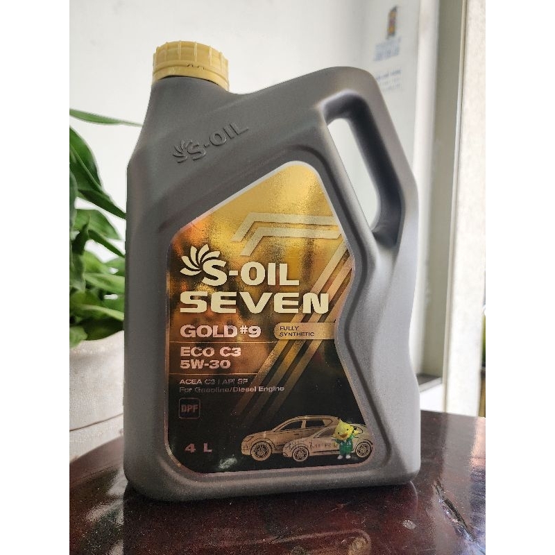 NHỚT Ô TÔ S-OIL 7 GOLD#9 ECO C3 5W30 (4L) - FULLY SYNTHETIC API SP ...