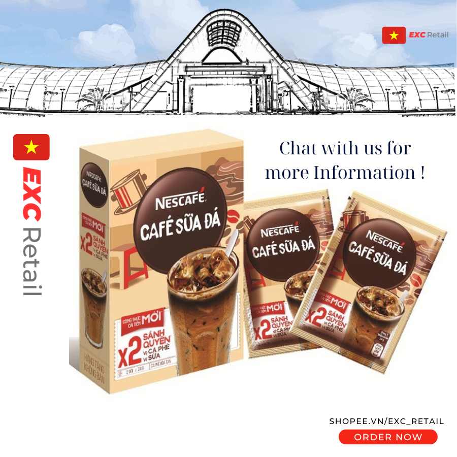 Nescafe 3in1 Brown Sữa Đá 240 gram (10 Stick x 24 gram) New Date ...