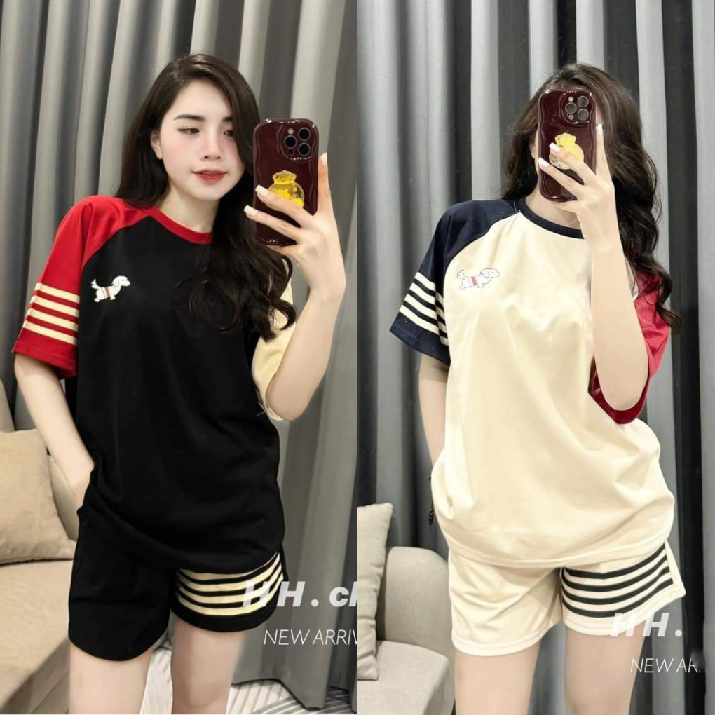 Đồ bộ nữ bigsize mặc nhà rẻ đẹp mùa hè thể thao bộ đùi nữ bộ quần áo nữ 3 SIZE 45-75KG chất thun ...