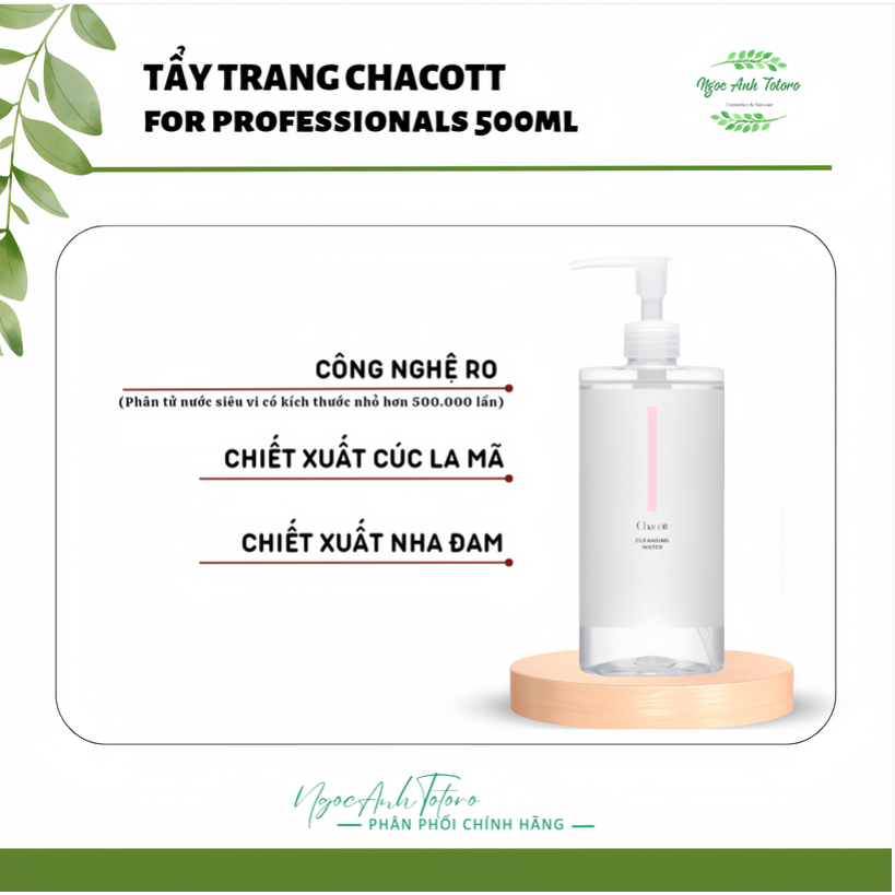 Tẩy trang Chacott bản limited/ bản thường bill và video mua hàng ảnh bên cạnh | Shopee Việt Nam